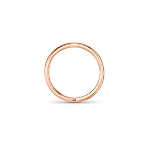 14k Rose Gold Nose Hoops Seamless Nose Rings 3/8" - 9.5mm 20G