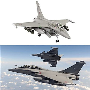 HANGHANG 1/100 Dassault Rafale Fighter Plane Model Metal Aircraft Model Military Airplane Model Diecast Plane Model for Collection or Gift