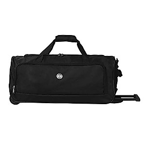 Travelers Club Genova Softside Upright Luggage, Black, 4-Piece Set