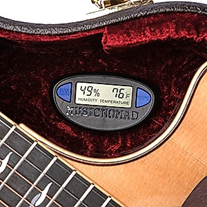 MusicNomad HONE - Guitar Hygrometer - Humidity & Temperature Monitor (MN312)