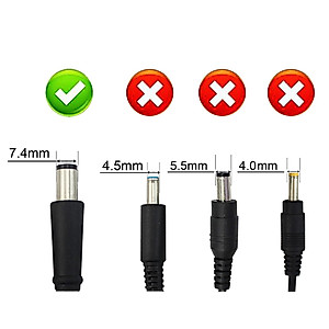 Laptop AC Charger 65W watt AC Power Adapter 19.5V 3.34A for Dell Latitude E5440 E5470 7480 E6540 E7440 E7450 E7250 E6440 E6430 7490 7290 5490 5590 5290 Inspiron 15-5000 15-3000 Power Supply Cord