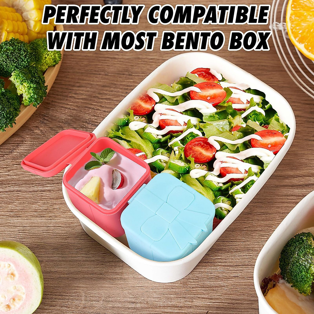 jyibinee 130ml 1/4PCS Food Storage Container, Silicone Snack Cups with Leak-Proof Design Flower Pattern Portable Food Container Reusable Sauce Holder for Home Light Green