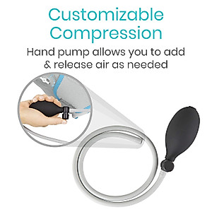 Vive Compression Ankle Ice Pack Wrap for Foot Pain Relief - Soft Cold Brace for Recovering Injuries - Support for Swelling, Sprains, & Fractures - Filled with Reusable Gel, Fits Small & Large Feet