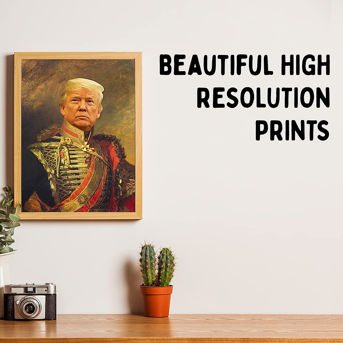 Poster - Celebrity Art - Faux Oil Painting Print - Novelty Pop Culture Artwork Gift