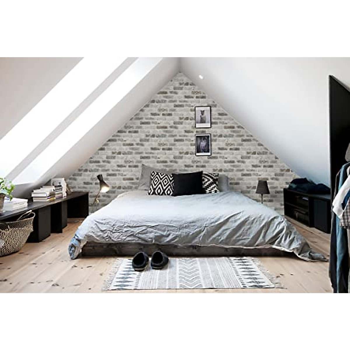 Guvana 3D Brick Wallpaper - Peel & Stick Easy Decor