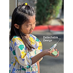 Shelbybox Wrist Fan for Kids Boys Girls, Small Portable Wearable Watch Fan with Comfortable Wrist Strap, USB Rechargeable, Built in Colorful LED Lights, Fashion Compact Summer (Pink)