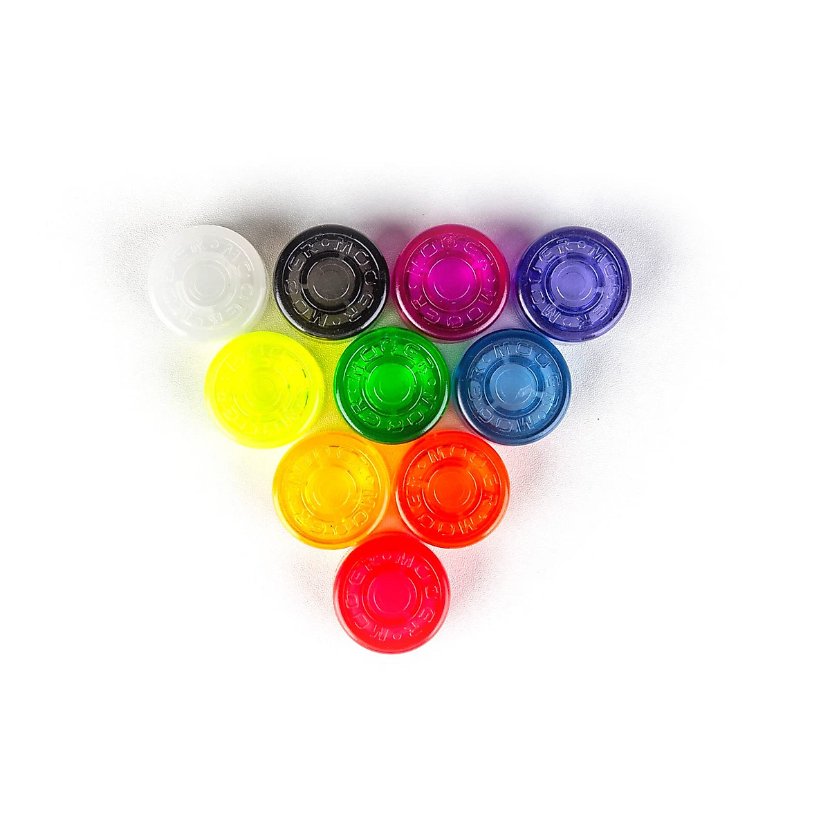 MOOER Candy Footswitch Toppers Colorful Footswitch Toppers 10pcs 10 colors Mixed FT-MX