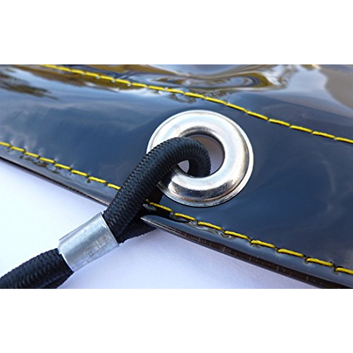 Eevelle USA Solarcap Universal Tinted Forklift Cover - Heavy Duty, Waterproof Vinyl - OSHA Compliant - Universal Fit, Sun & Rain Protection, 53"L x 45"W – Black