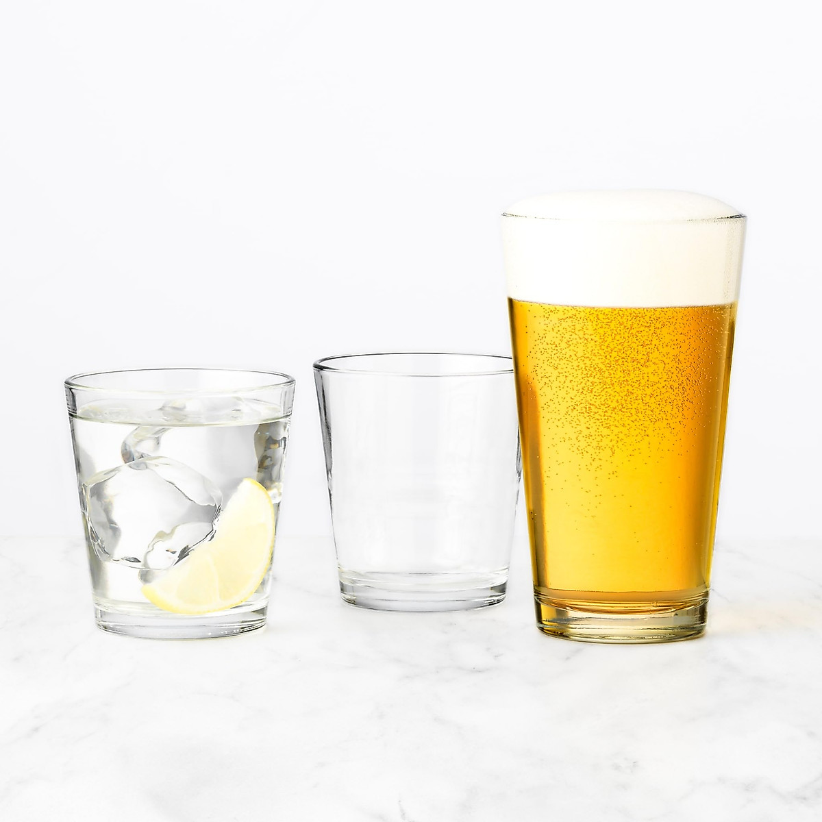 Libbey 1639HT Restaurant Basics DuraTuff Mixing Glasses, 16-ounce, Set of 6