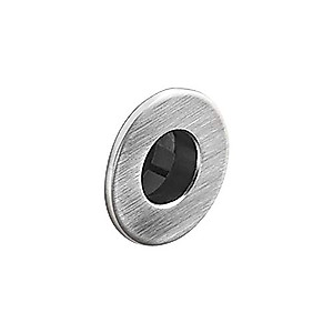 Greenspring Sink Basin Trim Overflow Cover Brass Insert In Hole Round Caps Brushed Nickel