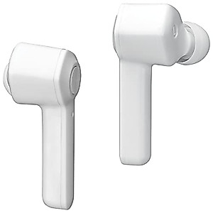 DPI iLive Truly Wire-Free Bluetooth Earbuds, Sweatproof Design, Charging Case, Includes 3 Set of Ear Tips, White (IAEBT300W)