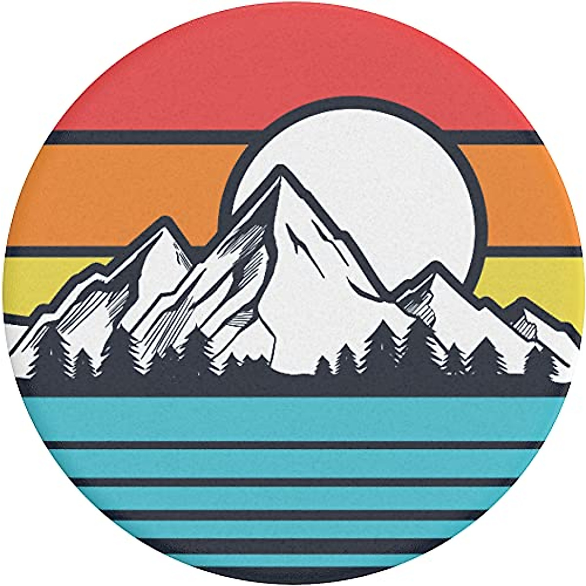 ​​​​PopSockets: Phone Grip with Expanding Kickstand, Pop Socket for Phone - Sunset Peaks