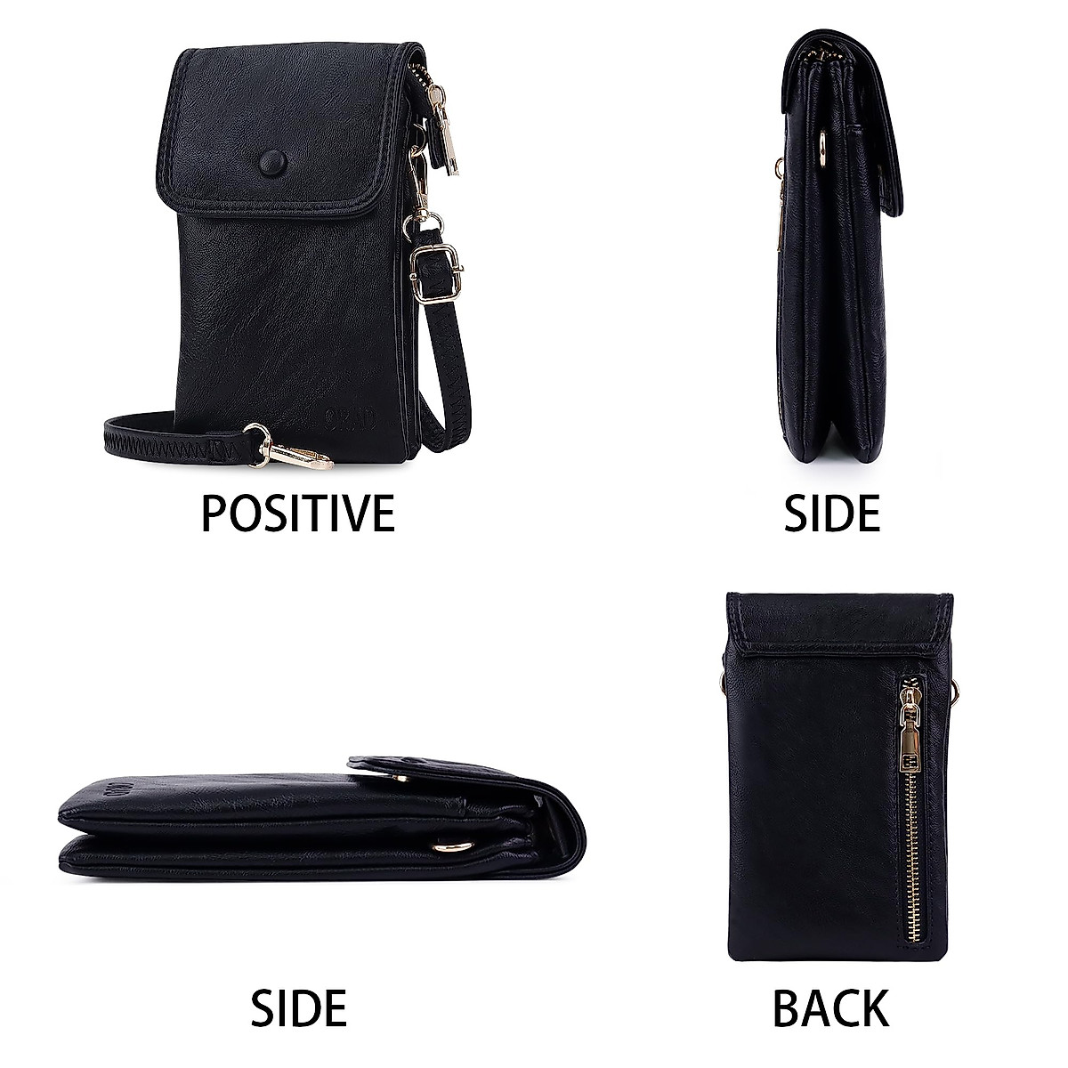 ORAD Small Sling Crossbody Backpack Fanny Packs for Men Women, Chest Bag Crossbody Daypack Shoulder Bag for Traveling Hiking