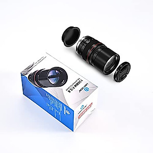 Lightdow 135mm f/2.8 FE UMC Full Frame Telephoto Lens for Canon Rebel EOS 80D 77D 70D 60D 50D 7D 6D 5D 5DS 1DS T7i T7s T7 T6s T6i T6 T5i T5 T4i SL2 and SL1 Digital SLR Cameras Black