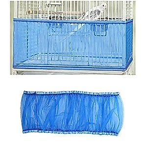 Bird Cage Seed Catcher, Reusable Birdcage Cover, Large Size Universal Parrot Cage Skirt Ventilated Nylon Bird Cage Cover Shell Seed Pet Products