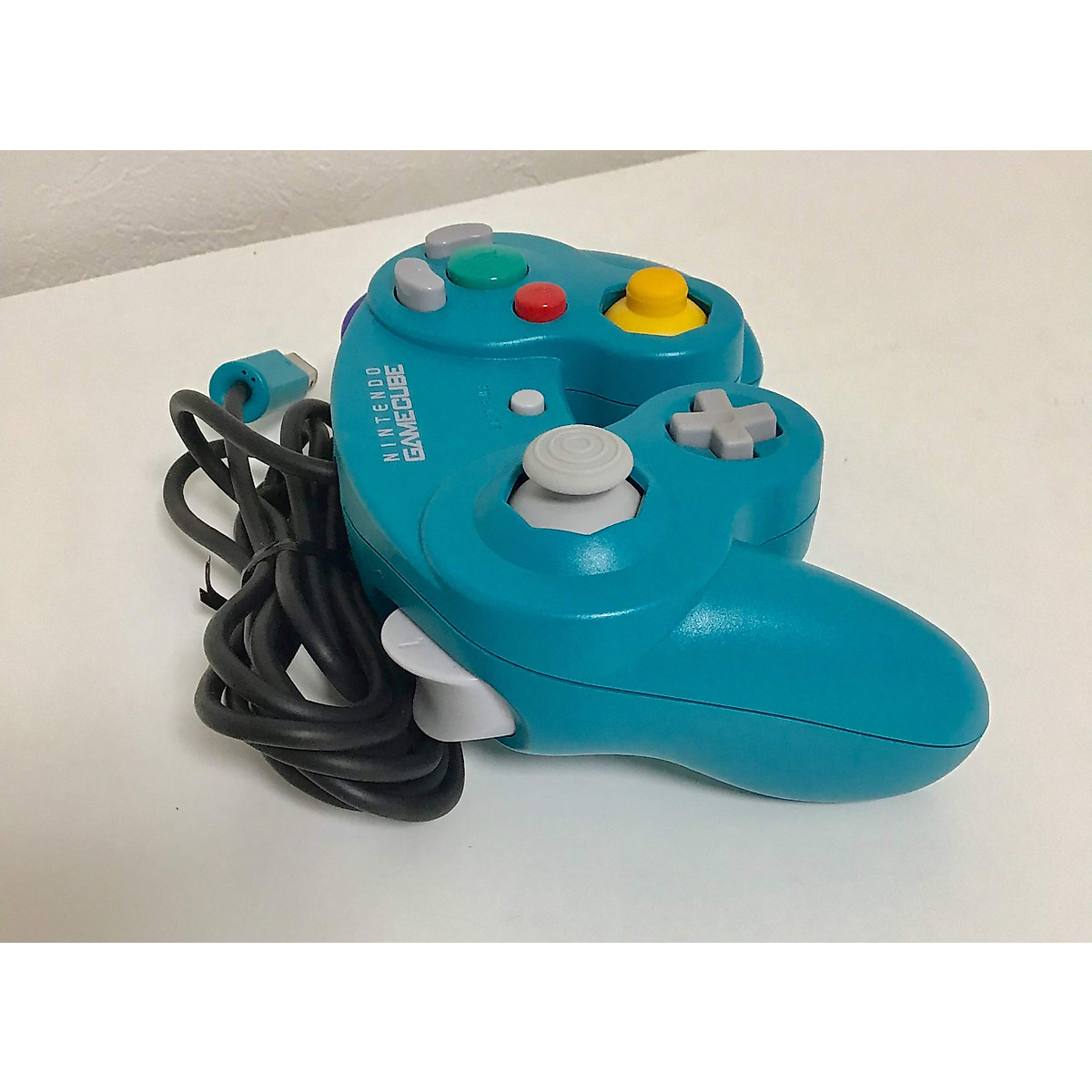 Nintendo GameCube dedicated controller emerald blue