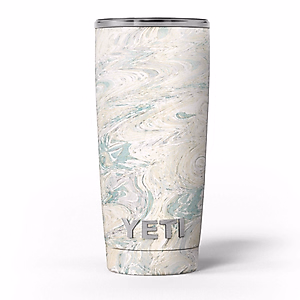Design Skinz Slate Marble Surface V25 - Skin Decal Vinyl Wrap Kit Compatible with The Yeti Rambler Cooler Tumbler Cups