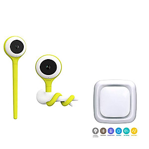 Lollipop Video Baby Monitor with Camera and Audio, Baby Camera Monitor with Crying Detection and Two Way Talk Back, Baby Video Monitor Bundled with Lollipop Baby Monitor