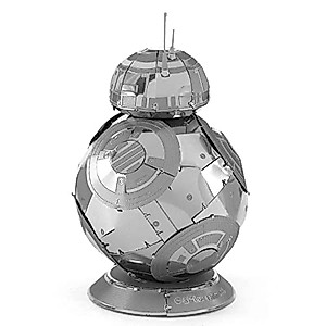 Metal Earth Fascinations Star Wars BB-8 3D Metal Model Kit Bundle with Tweezers
