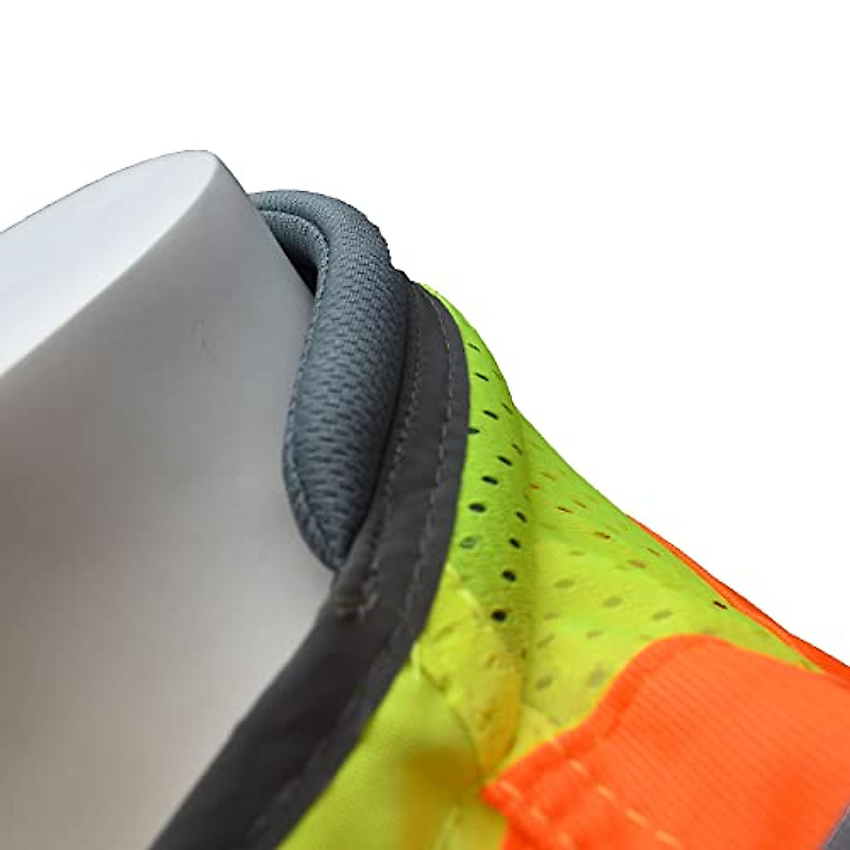 Radians SV55 Class 2 Heavy Woven Two Tone Engineer Vest with Padded Neck to Support Extra Weight in Cargo Pockets, Green, X-Large