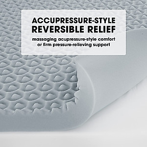 Dream Serenity Peak Comfort 3 inch Memory Foam Mattress Topper Queen