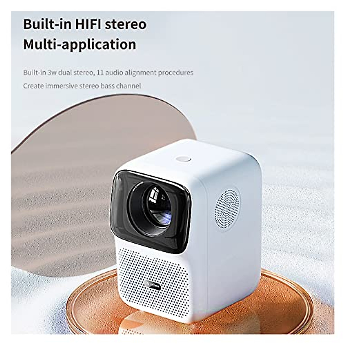 Projector 1080P HD Video Projector Portable Movie Projector Autofocus Projector