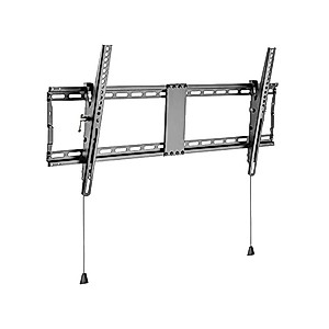 Monoprice Low Profile Extra Wide Tilt TV Wall Mount Bracket for LED TVs 43in to 90in, Max Weight 154 lbs, VESA Patterns up to 800x400, Fits Curved Screens - Commercial Series