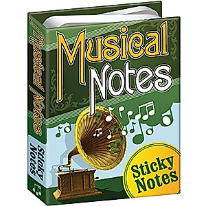 Musical Notes - Sheet Music Themed Sticky Notes Booklet