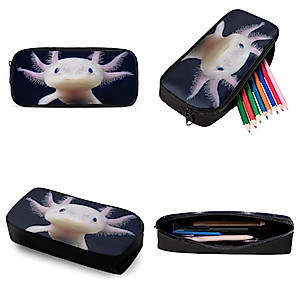 AmzPrint Axolotl Animal Print Bookbag With Lunchbox For Girls American Children Back To School Gift 3pcs Backpack Set