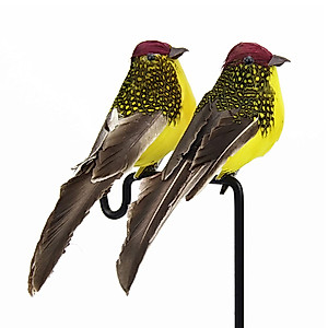 MAOMIA Artificial Foam Bird Mini Simulation Feather Birds Ornaments DIY Craft for Home Garden Wedding Decoration Party Accessories(6.3inch)