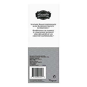 Wilkinson Sword Quad Blade Razor for Men With 5 Quad Blade Razor Refills