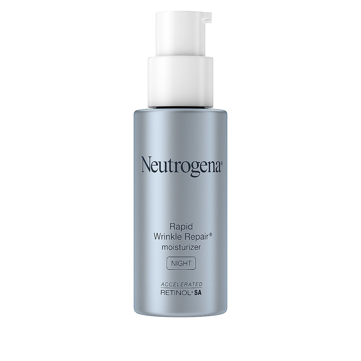 Neutrogena Rapid Wrinkle Repair Face & Neck Night Moisturizer Retinol Cream, 1 fl. oz & Rapid Wrinkle Repair Under-Eye Cream with Retinol, 0.5 fl. oz