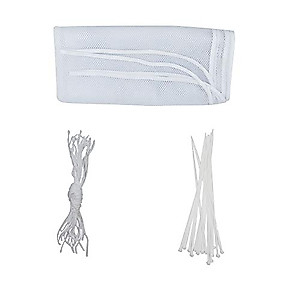 LiXiongBao Child Safety Net Kids Stairs Safety Railing & Banister Guard Baby Thick Hard Mesh Netting Protection Rail Balcony Stair Fence Baby Fence Stairwell Net Decoration (10ft x 2.5ft)