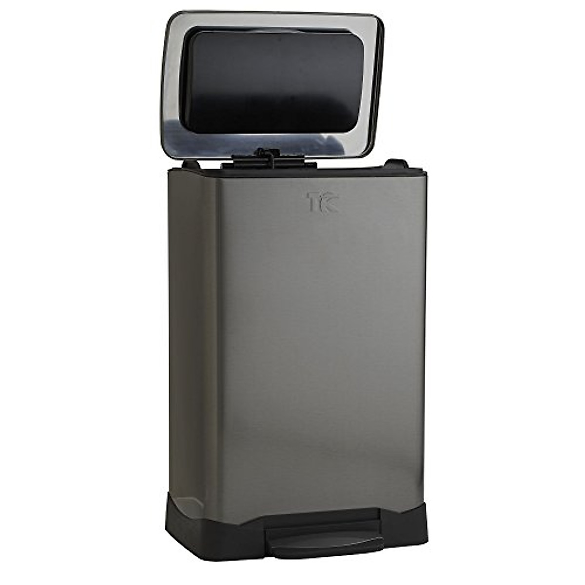 Household Essentials TK10XL-1 Trash Krusher 50L, 50 Liter, Black Stainless