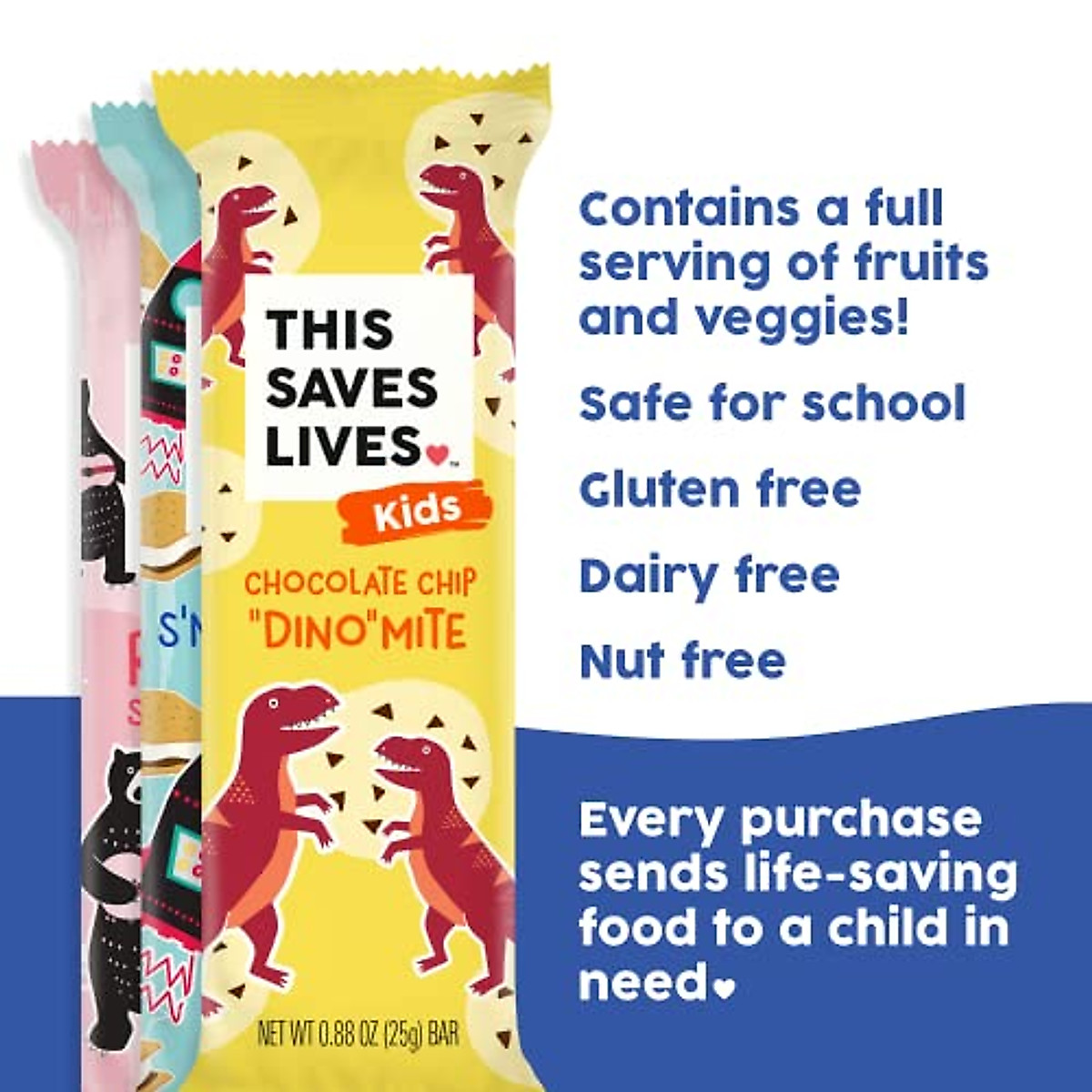 This Saves Lives Snack Bars (Variety Pack, 0.88 Ounce (Pack of 15))