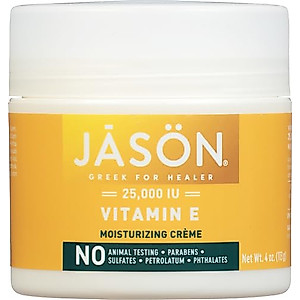 Jason Moisturizing Crème, Vitamin E 25,000 Age Renewal, 4 Oz