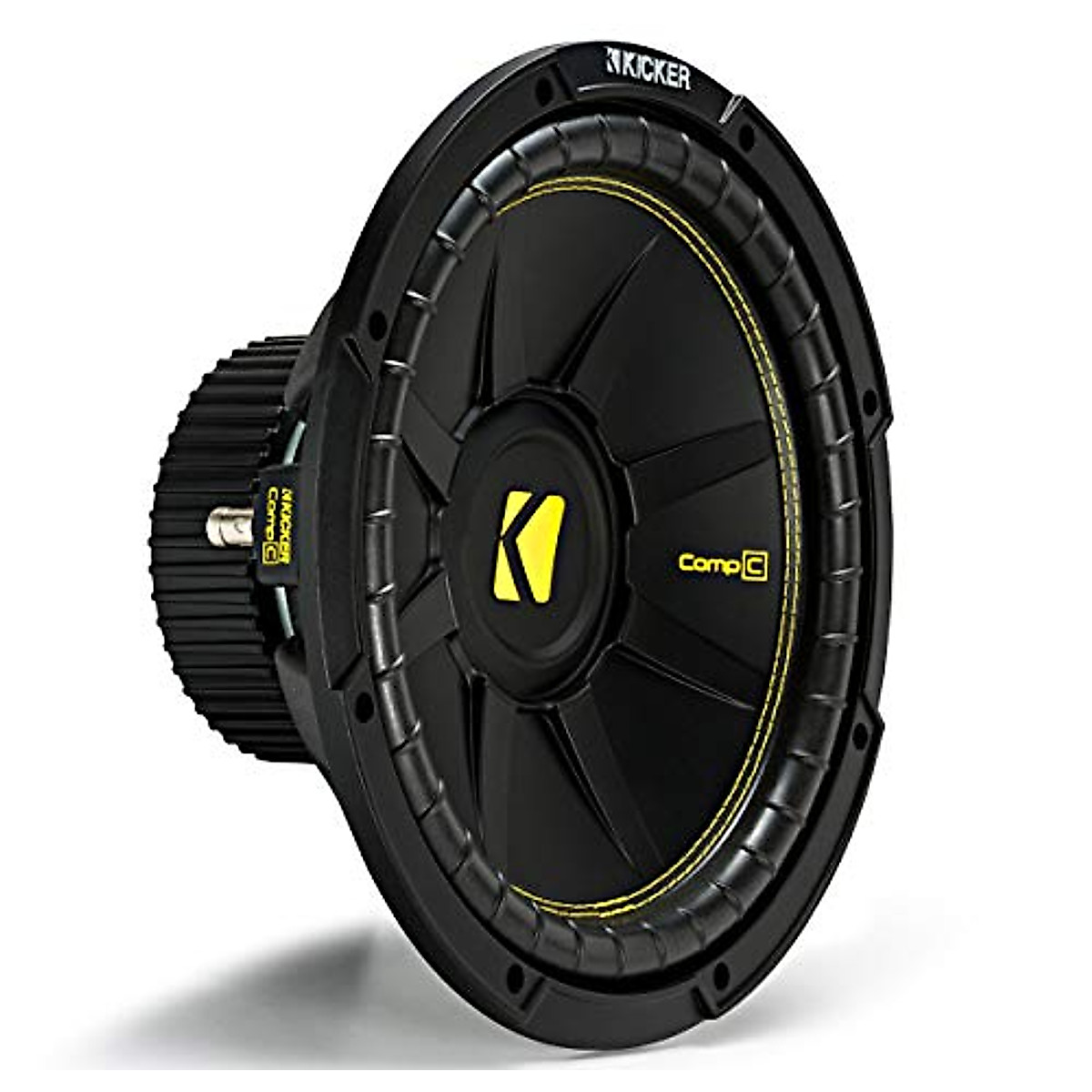 Harmony Audio Kicker (2) CWS12 Car Audio CompC Subwoofer 12" Sub 44CWCS124 Bundle with Harmony HA-A400.1 Amplifier & Amp Kit