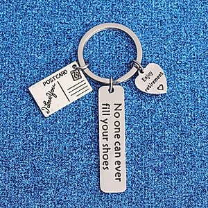 WUSUANED Mail Carrier Retirement Keychain RetirementGift for Mail Carrier Postal Worker