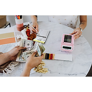 Receipt Book,Handheld 2-Part Carbonless,4x5.5 inches, Carbon Duplicate Copy Sales Receipt Form, Invoice Pad, Cute Convenient for Small Boutique Business,White/Yellow,Pack of 2(50 Sets per Book)…