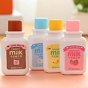 4PCS Milk Bottle Style Correction Tape (Random Color)
