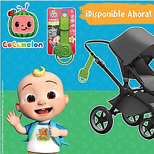 Tagalong Cocomelon Stroller Accessory for Child Safety | Toddler Must Have to Keep Kids Close | Toddler Travel Accessory - Links to Strollers, Backpacks, Shopping Carts - Disney Trip Essential