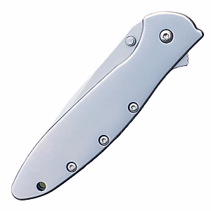 Shaw Leek Pocket Knife 3" - Speed and Safe Assisted Opening 14C28N Stainless Steel - 1660 Spring Assisted