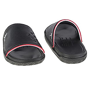 Nike Men's Jordan Play Slide Black-Photon Dust-University Red (DC9835 060) Sandals - Black Slides (us_footwear_size_system, adult, men, numeric, medium, numeric_8)