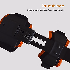 WILLQ Hinged Elbow Brace for Post Op Elbow Fracture Rehabilitation Adjustable Splint Shoulder Strap Arm Orthosis Injury Recovery Support Stabilizer Splint Hinged Support Sling Stabilizer,Right