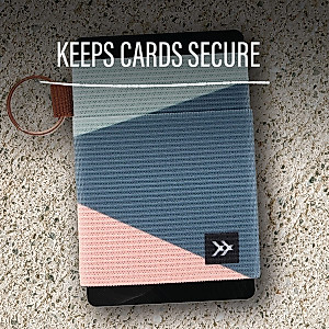 Thread Wallets Ultra Slim Card Holder Wallet - Slim Wallet for Women & Men - Minimalist Wallets for Women - Small Wallet for Women & Men - Modern Credit Card Organizer Mini Wallet (Fine Line)