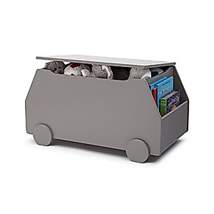 Delta Children Metro Toy Box, Classic Grey