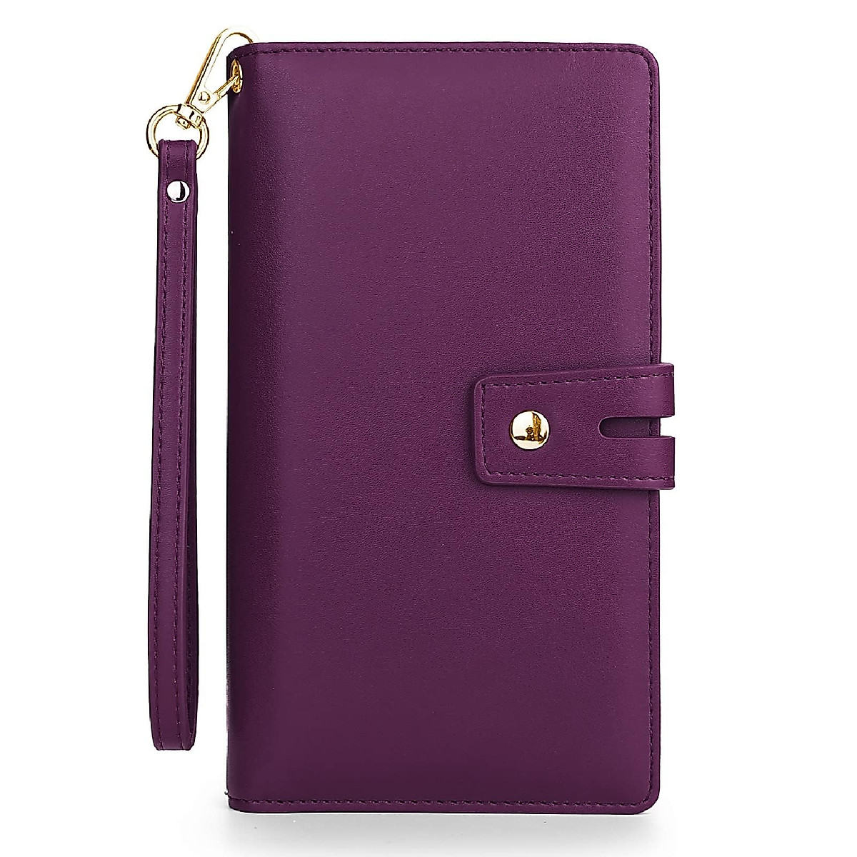 YALUXE Wallet for Women RFID Blocking Removable Checkbook Holder Large Capacity