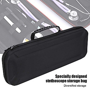 Germerse Stethoscope Storage Case, Shockproof Lightweight Stethoscope Holders Portable Stethoscope Hard Carrying Case, for Travel Home