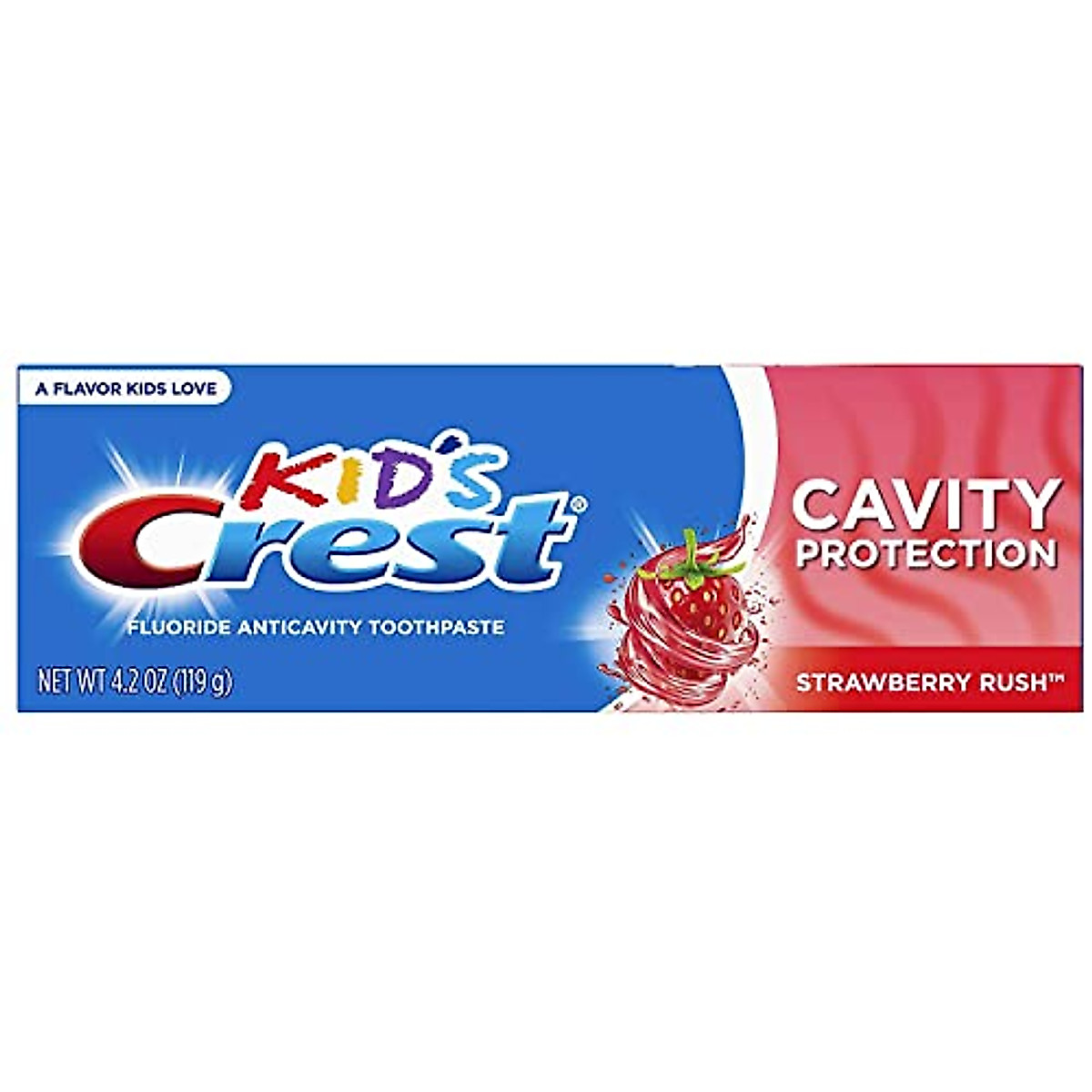 Crest Toothpaste 4.2 Ounce Kids Strawberry Rush (Pack of 6)