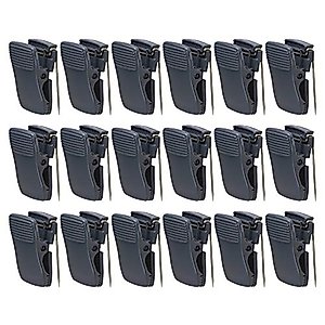 Cubicle Clips, Office Clips Holds Notes, Memos, Messages, Photos - Black - 24-Pack